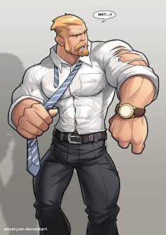 Silverjow-花瓣网|陪你做生活的设计师 | 霸气！肌肉男漫画专辑-第6图