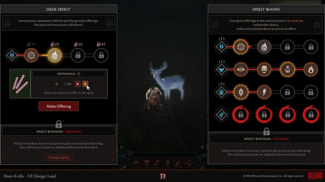 Diablo IV: Druid Spirit UI -花瓣网