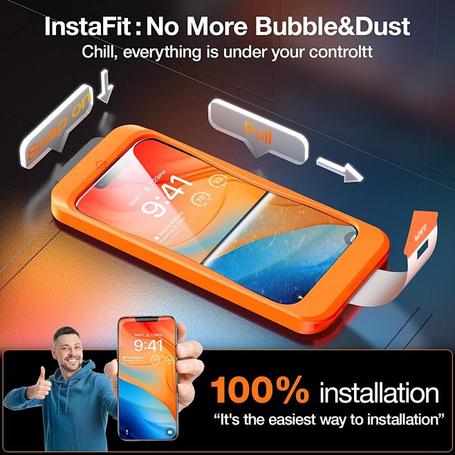 Amazon.com: TORRAS Diamond Shield for iPhone 15 Pro Screen Protector ...