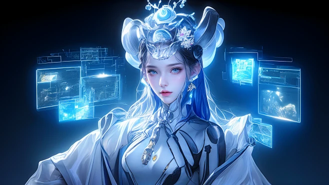 ZXM-赛博机甲女孩-hzj(13)-花瓣网