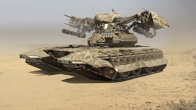 Mech-Tank-花瓣网