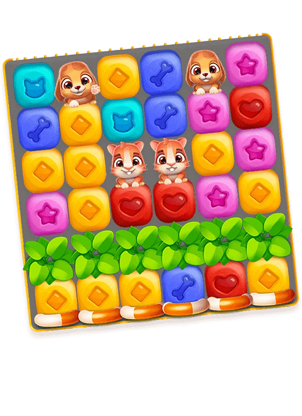 Pet Rescue Puzzle Saga : King.com-花瓣网