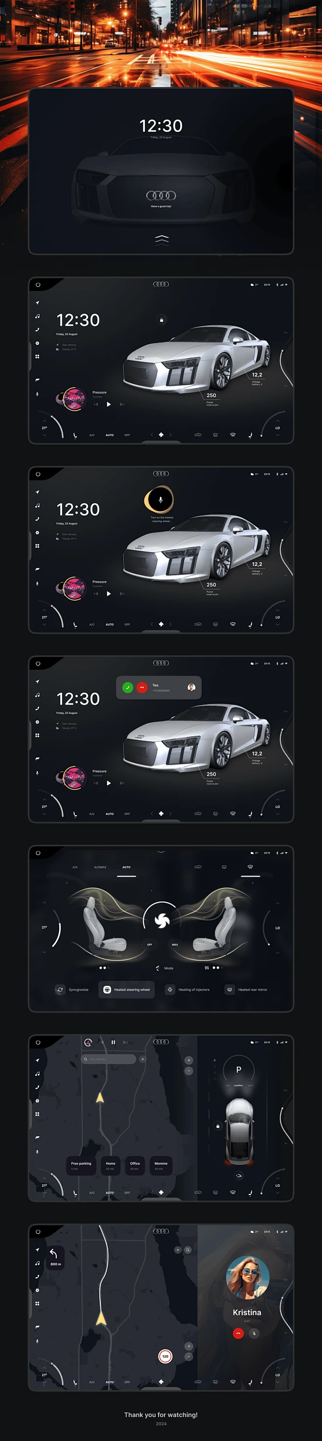 automotive Automotive design HMI Design car 3D car screen Car UI car ...