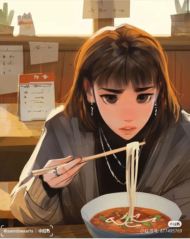 插画师 Sam Yang ins:Samdoesarts-花瓣网