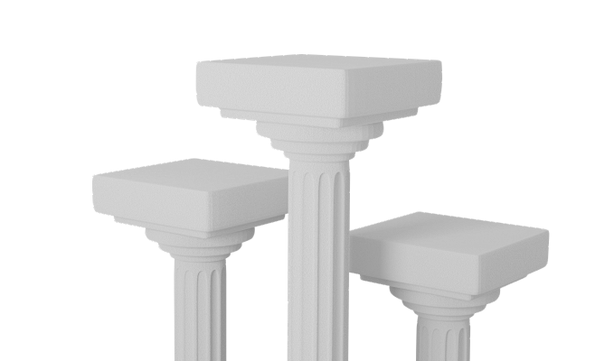 3d-render-pillar-column-pastel-background-pedestal-table