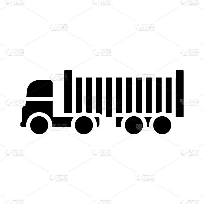 集装箱卡车图标