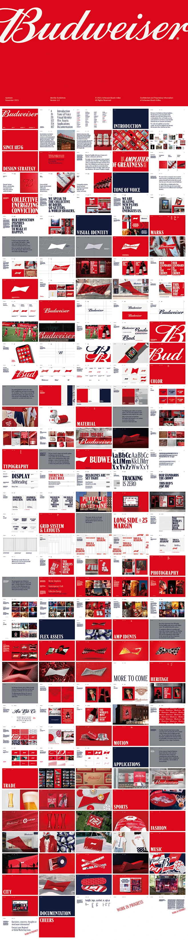 百威啤酒Budweiser品牌VI手册-花瓣网