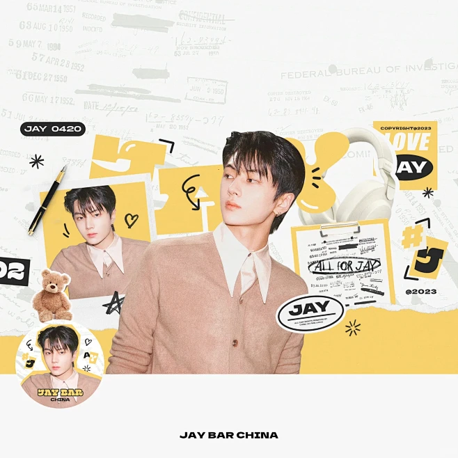 版头设计｜FOR JAY ️-花瓣网