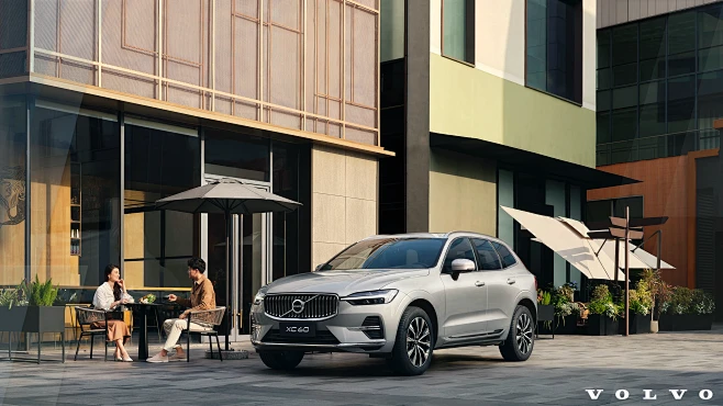 Vehicle Volvo car Advertising Fashion Photography portrait model-花瓣网