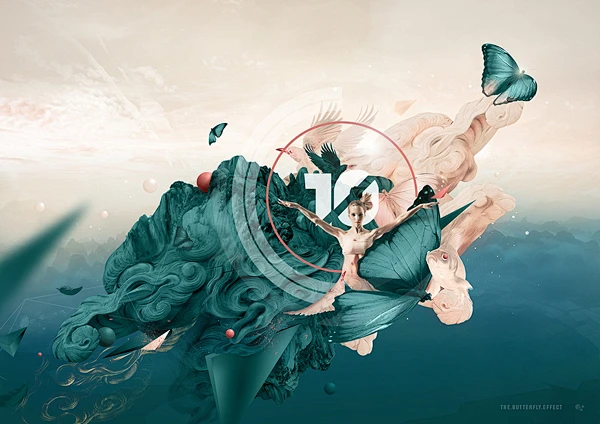 BUTTERFLY EFFECT • FOTOLIA TEN CONTEST on Behance-花瓣网