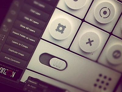 Minimal Light User Interface Freebie-花瓣网