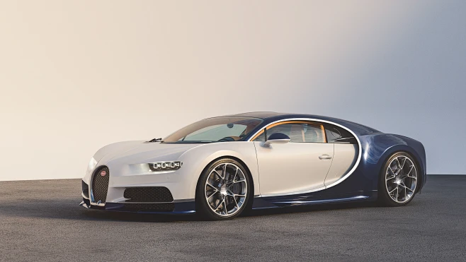 Bugatti Chiron (minimal environment) : Bugatti Chiron rendered in Maya ...
