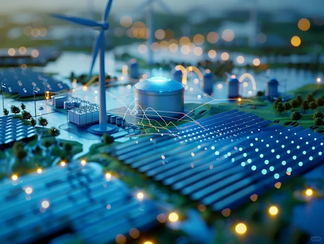 Midjourney关键词咒语太阳能电站网络鸟瞰_1_Pigwan_来自小红书网页版-花瓣网