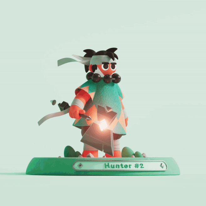 Tiny Heroes Hunter #2-花瓣网