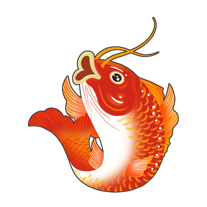 摄图网_401086676_红鲤鱼（非企业商用）