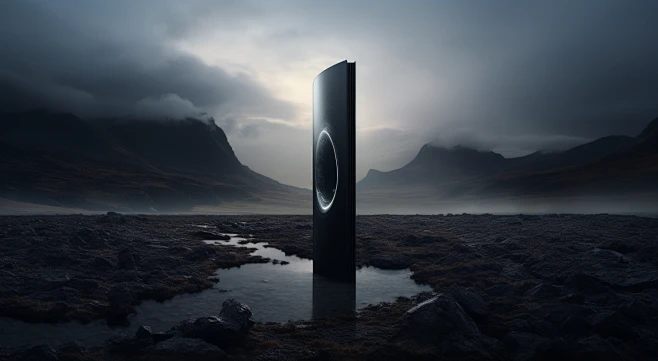 yonina_xiaomi_supercharge_smart_home_in_black_in_the_style_of_r ...