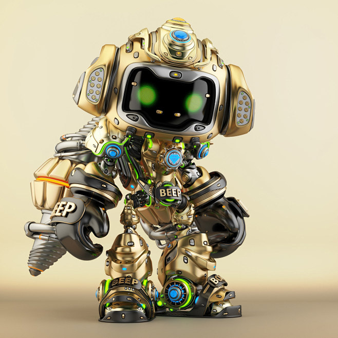 robot mecha Boxer nft toy Scifi cute rocket lovely Character (17)