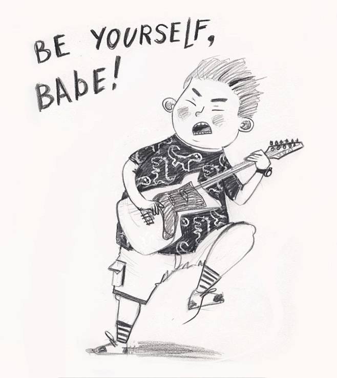 366)Be yourself, Babe! A sket...