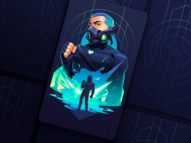Card Illustration Serial For Game apex legends card card design card ...