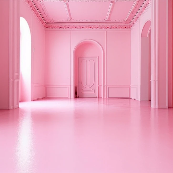 pink floor-花瓣网