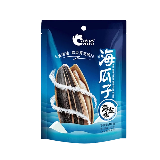 洽洽瓜子108g*4袋焦糖山核桃藤椒海盐味葵花籽恰恰网红零食小包装-tmall.com天猫