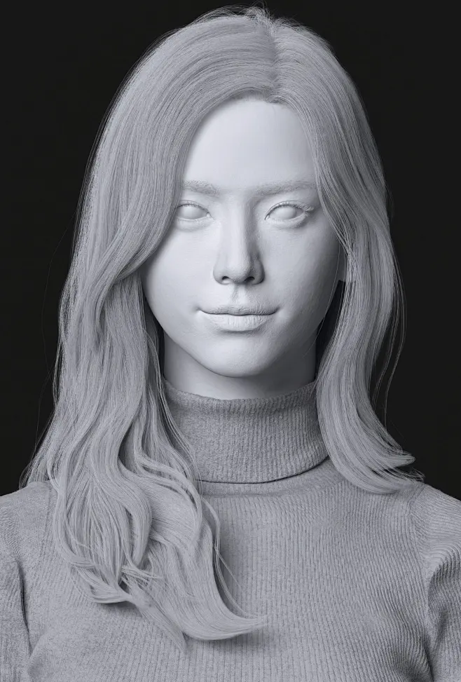 超写实CG角色 日本3D设计师. HAMAMA .作品欣赏 55p-CG角色-微元素 - Element3ds.com!-花瓣网