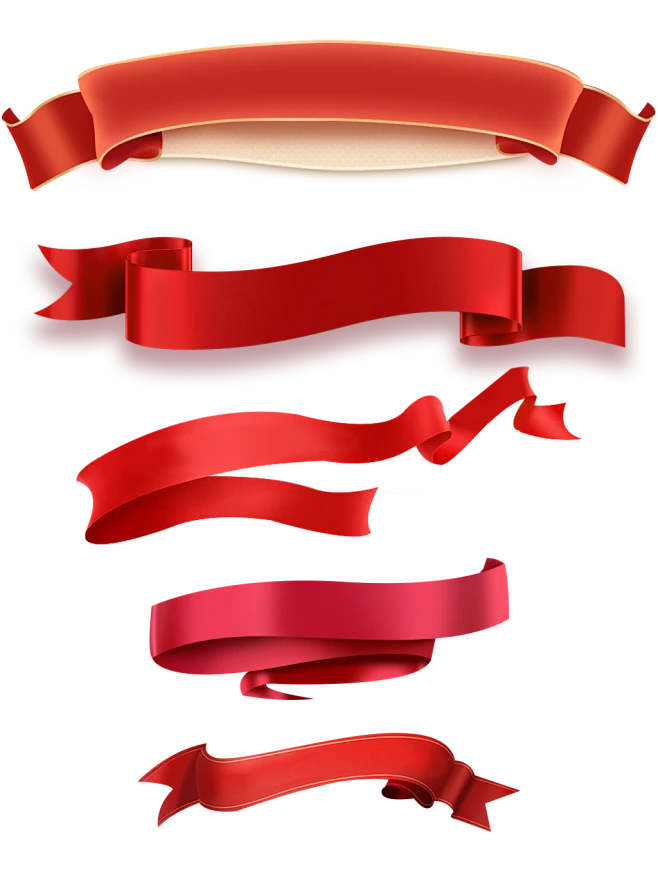 飘带 png-花瓣网