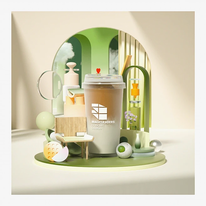 3D architecture c4d CGI cinema4d design interior design octane Render visualization-花瓣网