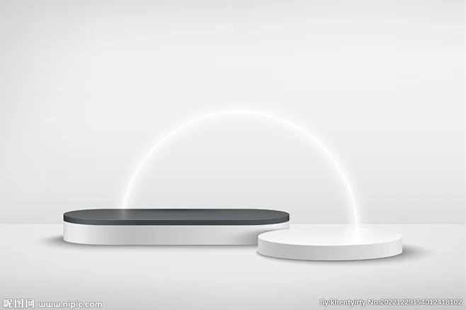 白色产品展台背景-花瓣网