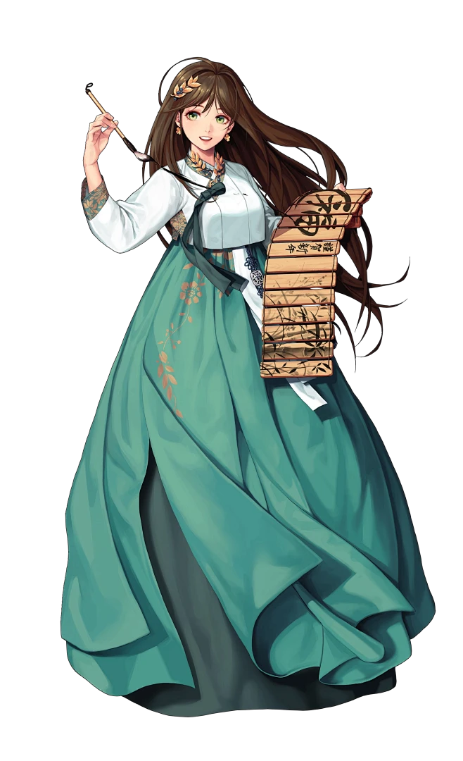 Seolbim_Sua 书写 卷轴 韩服 朝鲜服-花瓣网