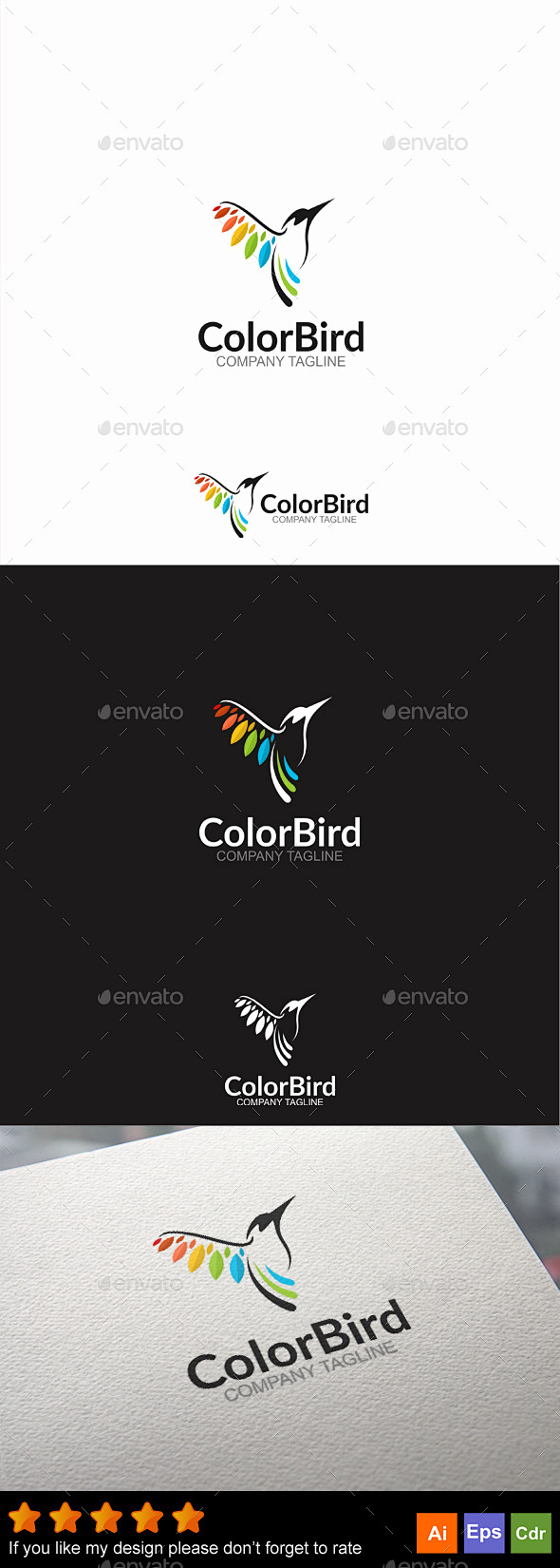 颜色的鸟——动物标志模板Color Bird - Animals Logo Templates抽象,抽象的鸟,广告,广告,鸟,蓝色,业务,多彩 ...