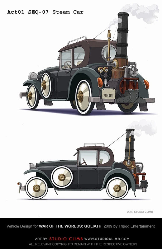 Prop design for War Of The Worlds : Goliath, Studio Climb : Prop design ...