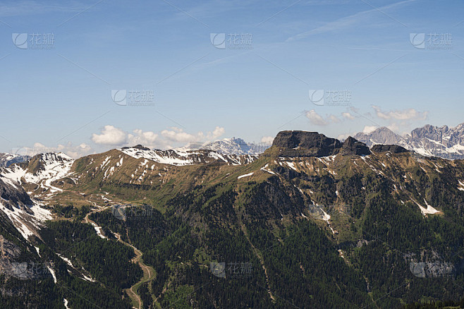 Viel del Pan山路，Canazei，白云岩，意大利