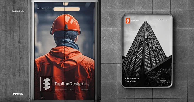 construction brand identity Logo Design visual identity Social media ...