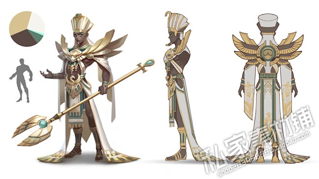 角色-埃及文化，法老，木乃伊，法老之鹰，蛇 (108)