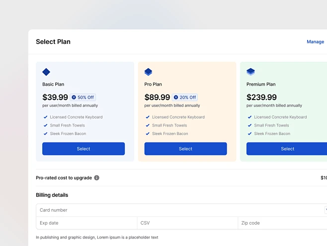 Stratis UI - Plan Select-花瓣网