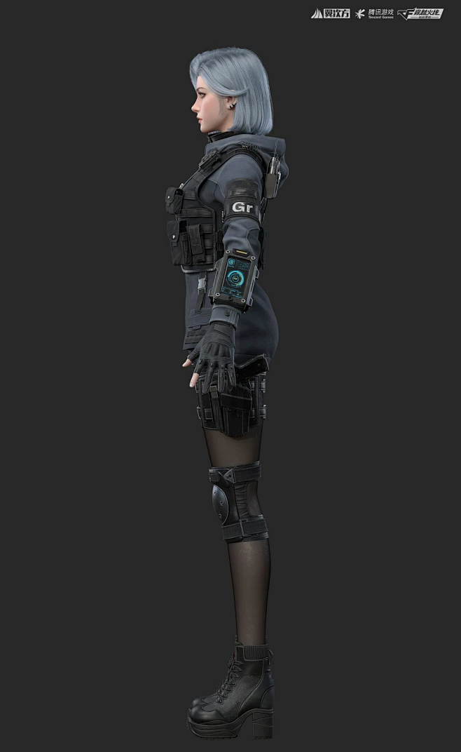 《穿越火线》全新角色女警swat—Business Case-花瓣网