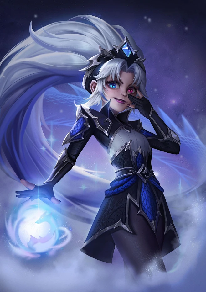 英雄联盟同人EDG冠军皮肤-佐伊-花瓣网