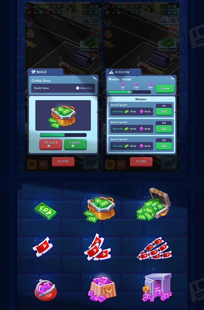 game design Idle game Game Assets game mobile Game Art game ui ...