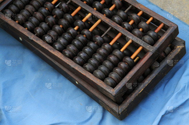 算盘,计算器,传统,特写,中国,静物,金融,古董,水平画幅,无人