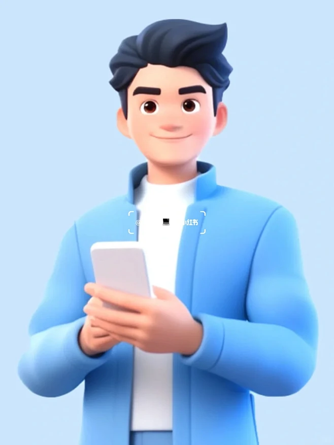 成熟男人 3D IP人物 MJ文生图-花瓣网