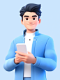活力少年 3D IP人物 MJ文生图