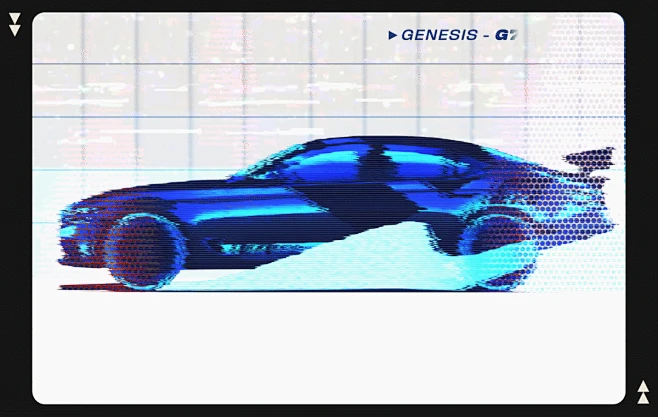 automotive car corean G70 genesis gif luxury motion poster ILLUSTRATION ...