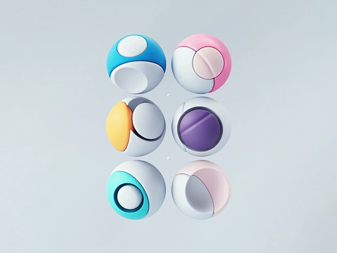 Spheres 3d 3dart 3ddesign 3dillustration abstract b3d blender blender3d ...