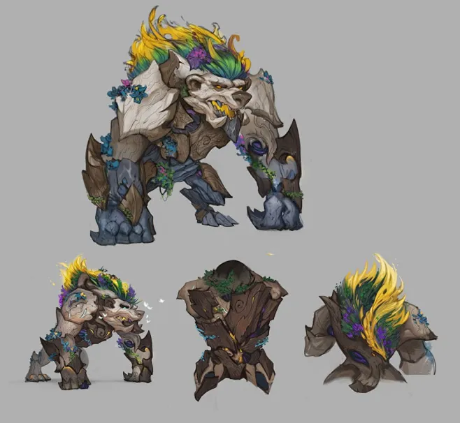 [PTR] 《魔兽世界：巨龙时代》 梦境守护者(10.2)概念美术 NGA玩家社区-花瓣网