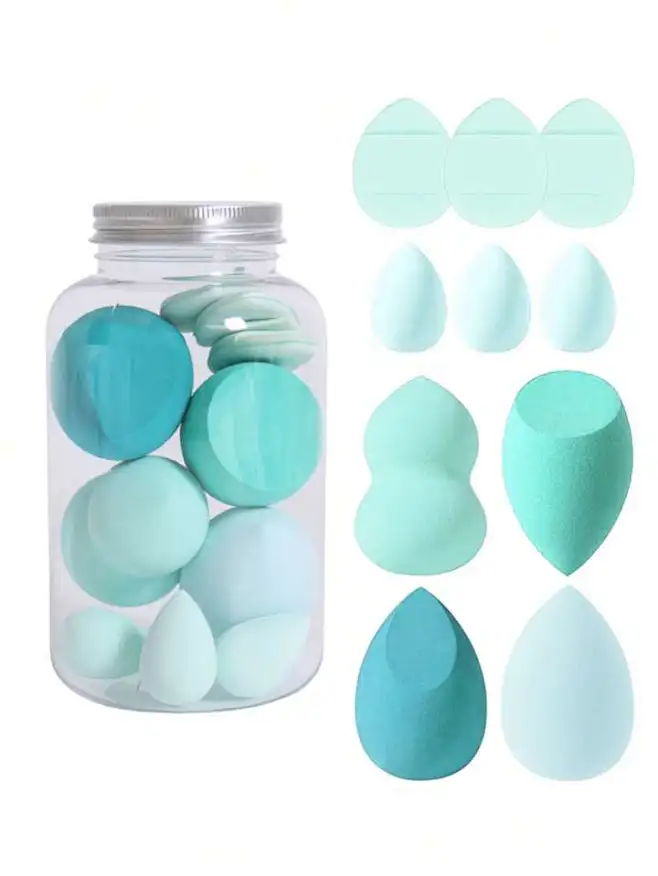 Makeup Sponge & puff,7pcs Makeup Sponge & 3pcs Puff face sponge Beauty ...