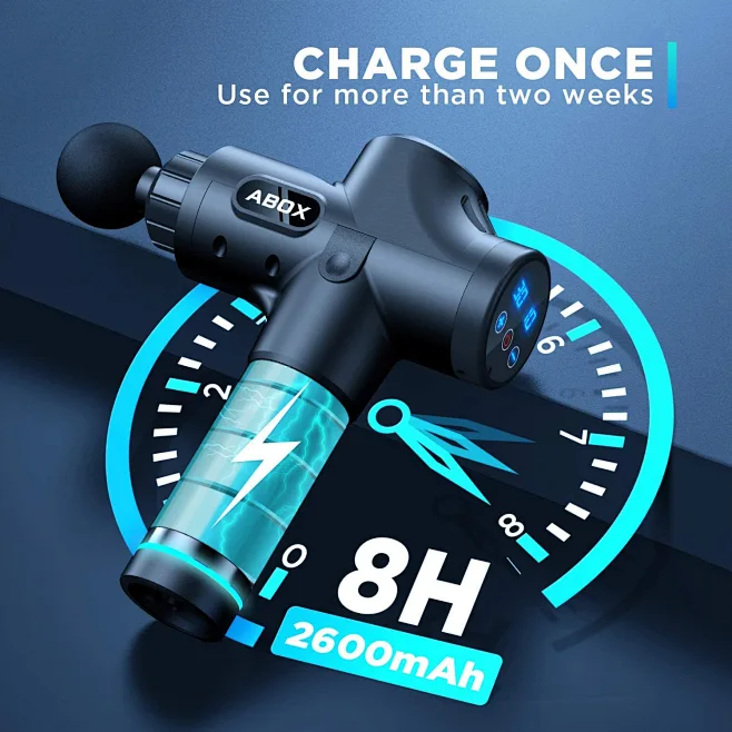 Massage Gun Deep Tissue Percussion Massager for Pain Relief and Muscle ...