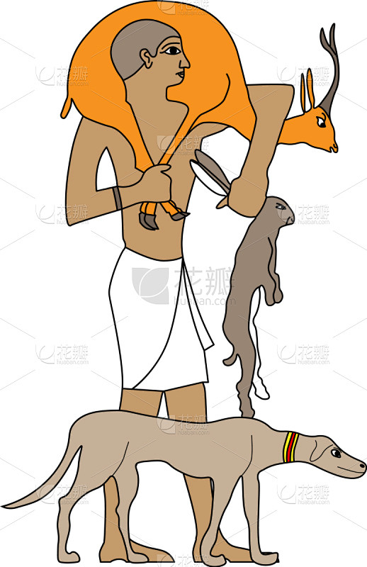 古埃及文明,猎人,考古学,人,男人,食品,工匠,图像,法老