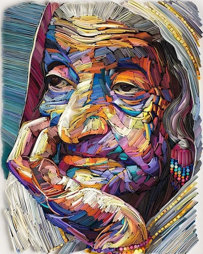 衍纸艺术 ins：yulia_brodskaya_artyulia -花瓣网