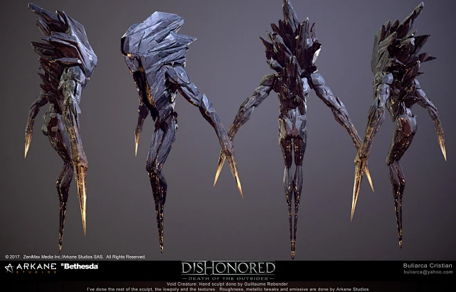 Dishonored Death of the Outsider - Void Creature, Cristian-Marius ...